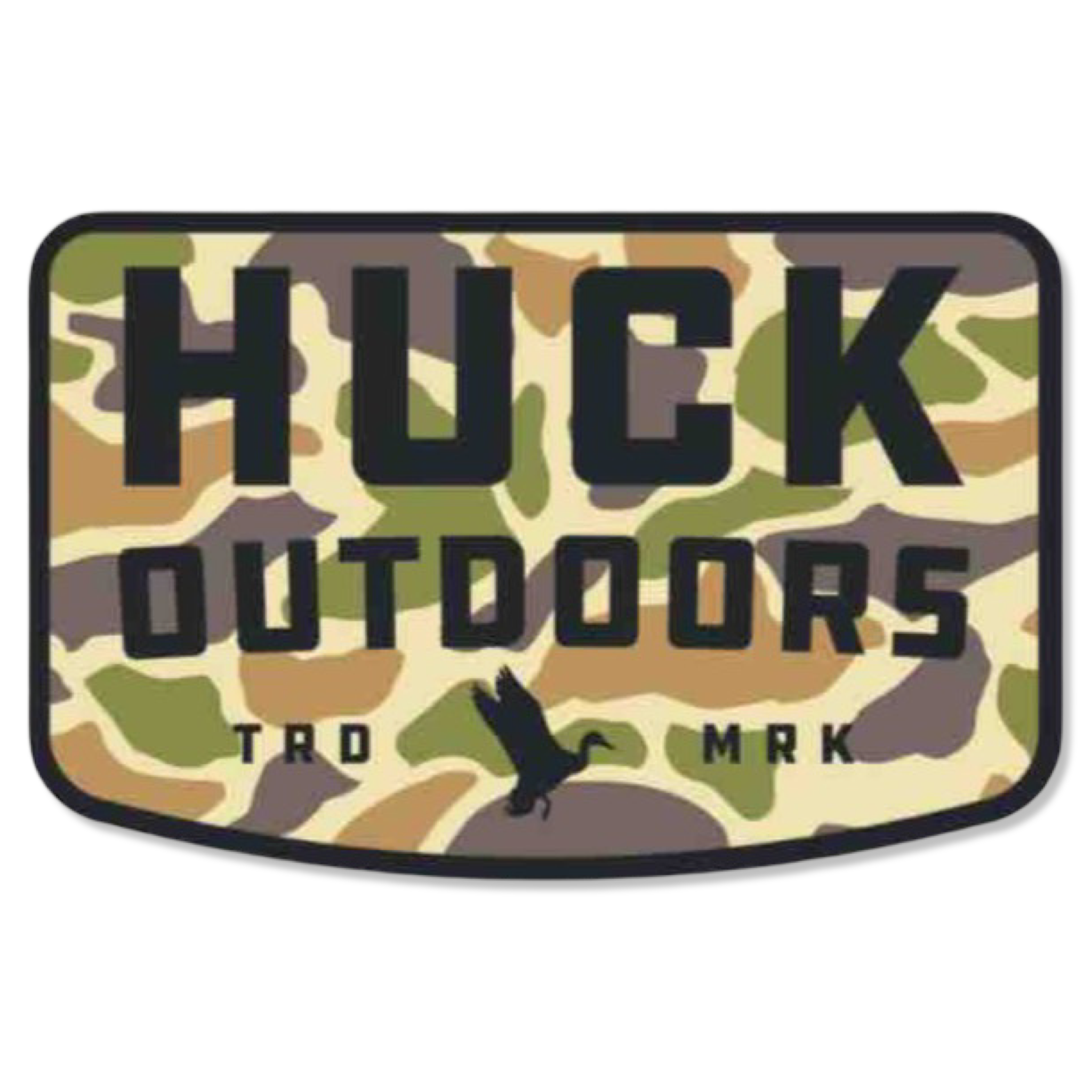 Duck Camo Sticker – Huck Outdoors