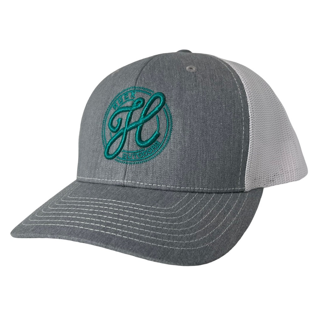 Center Logo - Sea Foam - Snapback – Huck Outdoors