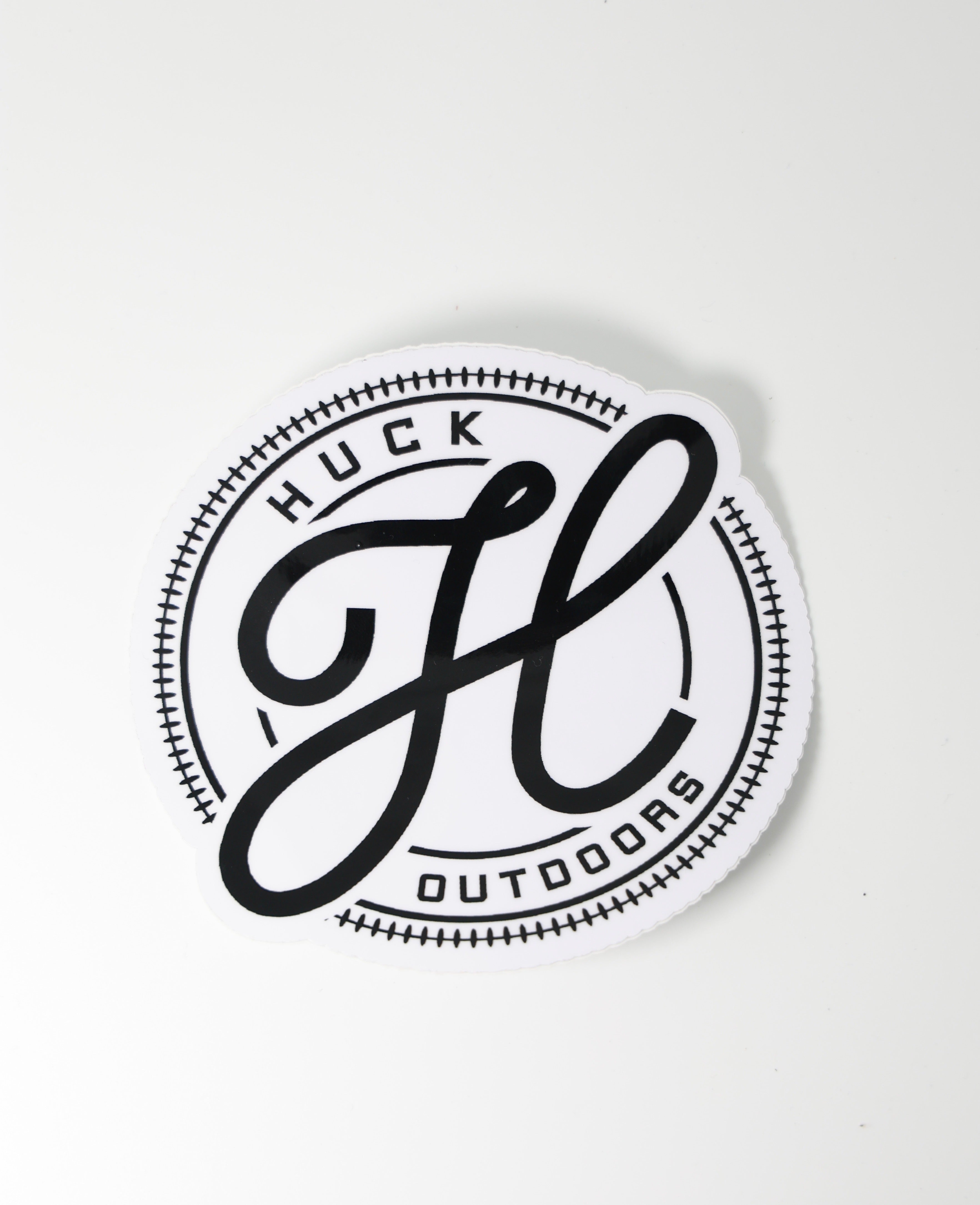 Huck Logo 4" Sticker – Huck Outdoors
